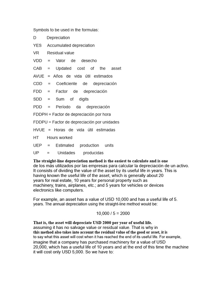 Straight-Line Depreciation Explained | PDF | Depreciation | Fixed Asset