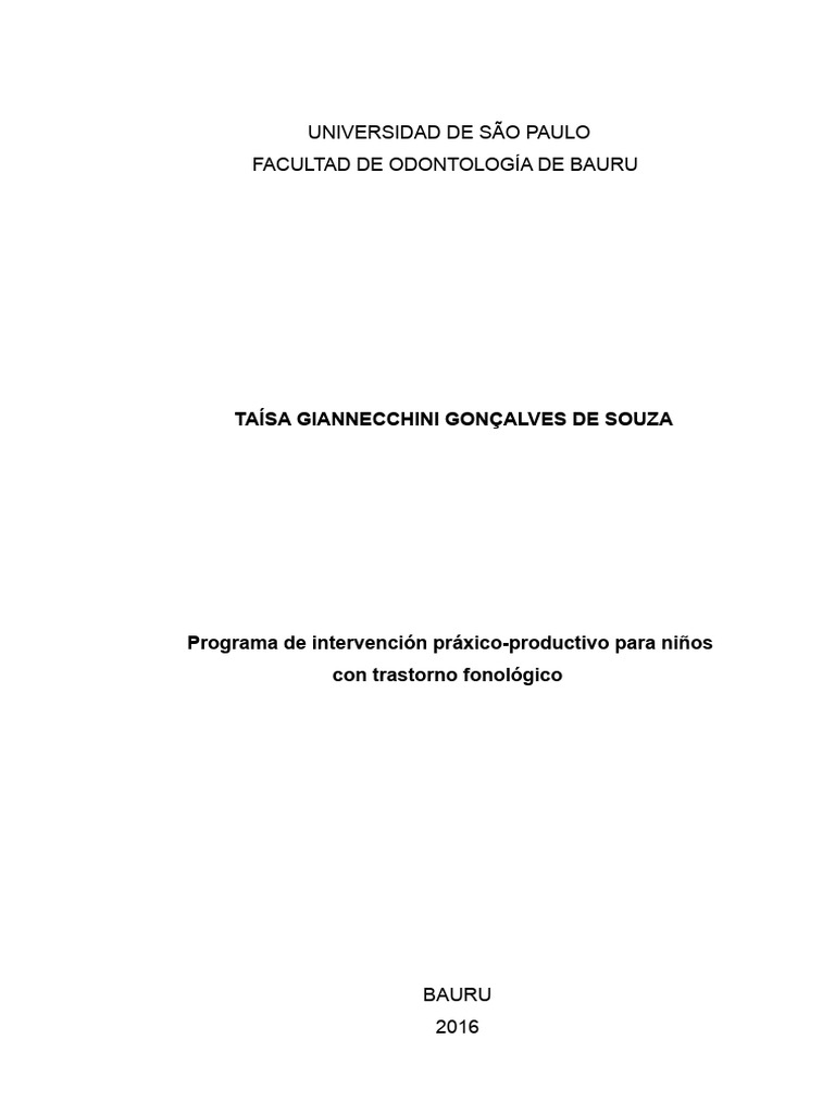 TaisaGiannecchiniGoncalvesdeSouza_Rev | PDF | Habla | Cerebro