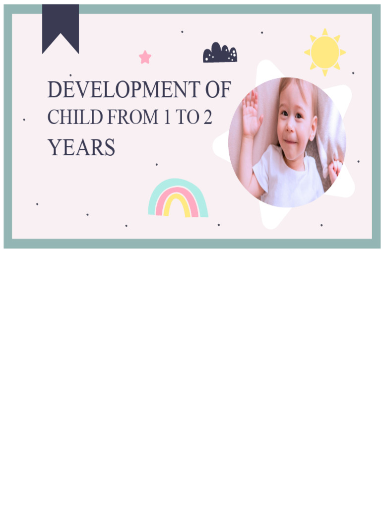 Child Development Milestones: Ages 1-2 | PDF | Child Development ...