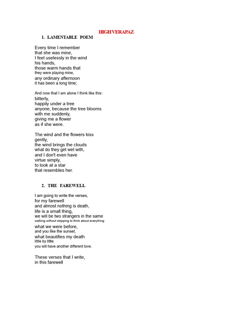 Poems of Love and Identity in Guatemala | PDF | Don Quixote
