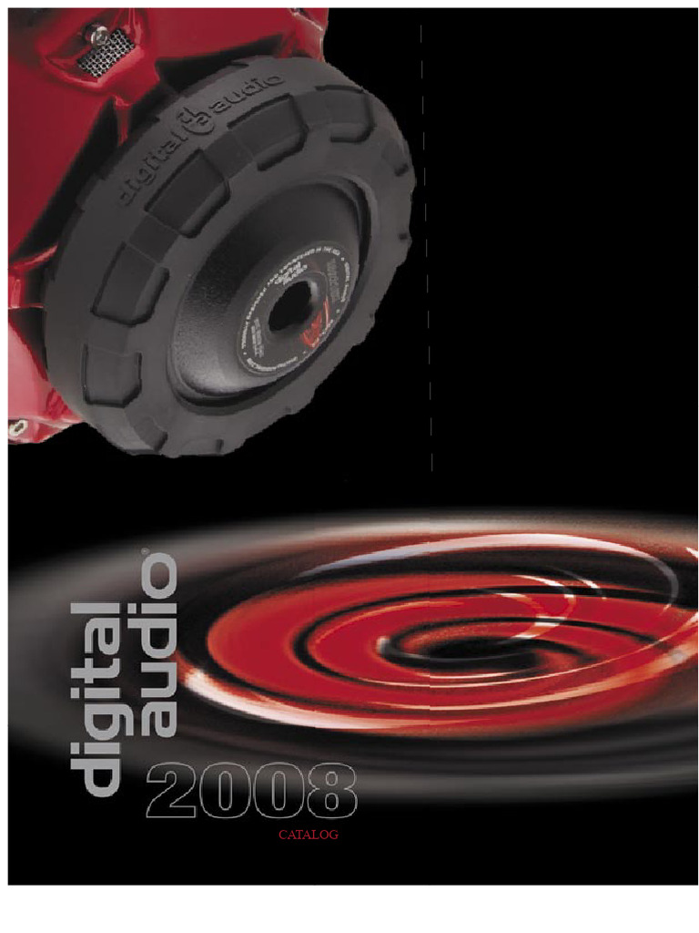 Digital Audio 2008 Catalog | PDF | Loudspeaker | Amplifier