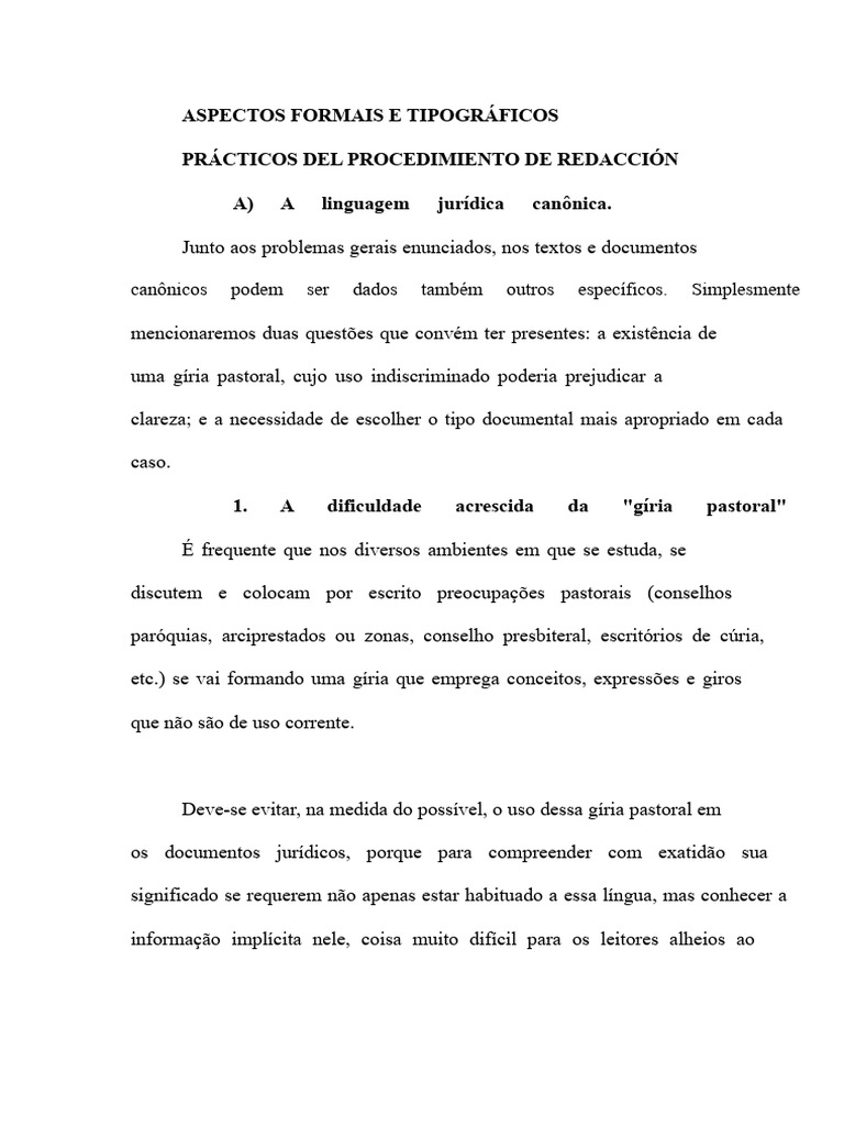 Aspectos Formais e Tipográficos Da Redação de Documentos | PDF ...