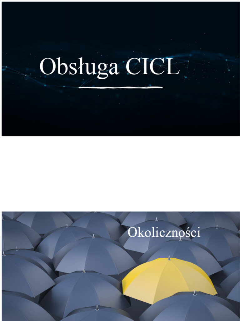 Obsługa CICL | PDF