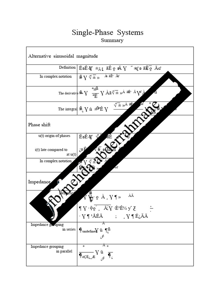 Understanding Single-Phase Systems | PDF | Electrical Impedance | Ac Power