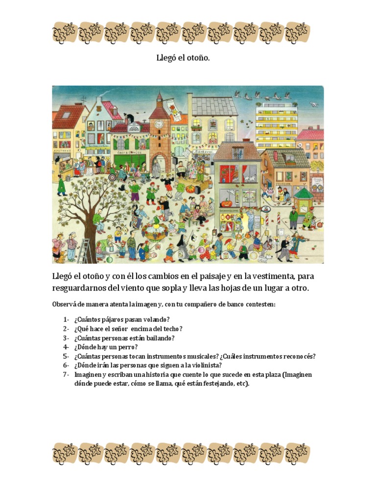 Llegó el Otoño: Actividades para Niños | PDF