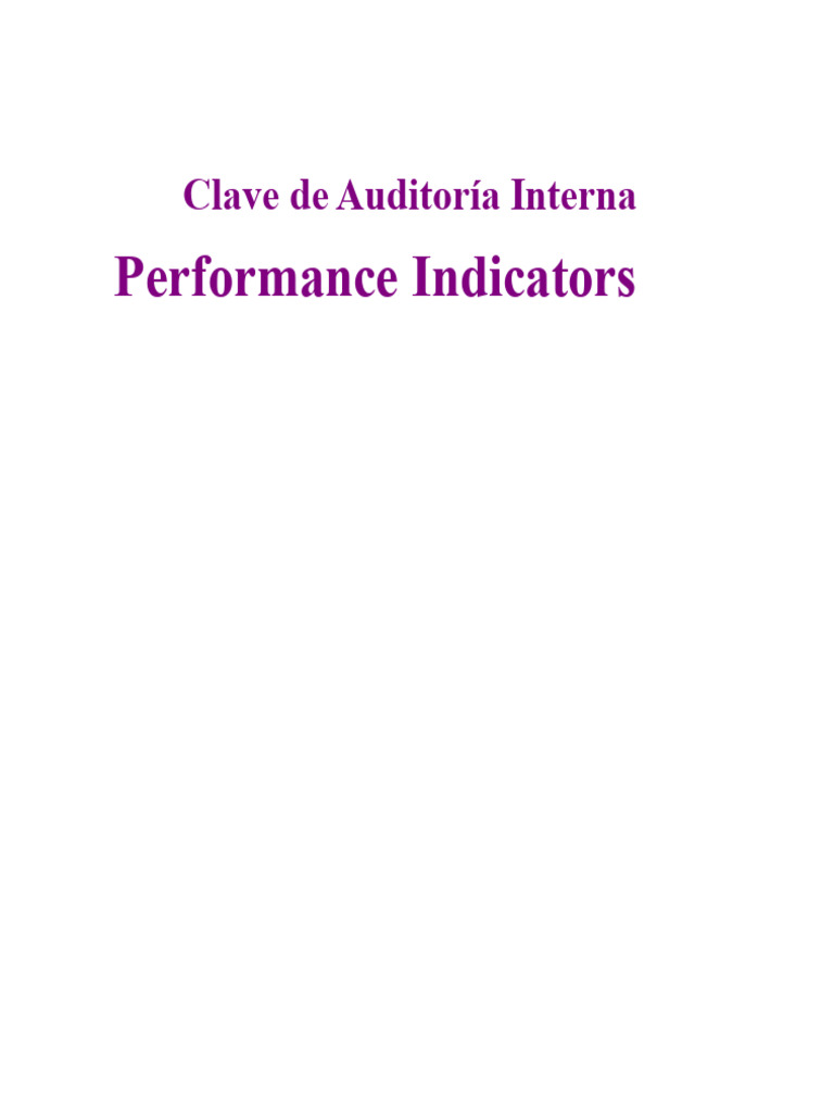 2019-CIA-P2-SI-3D-Auditoría-Interna-KPIs | PDF | Indicador de ...