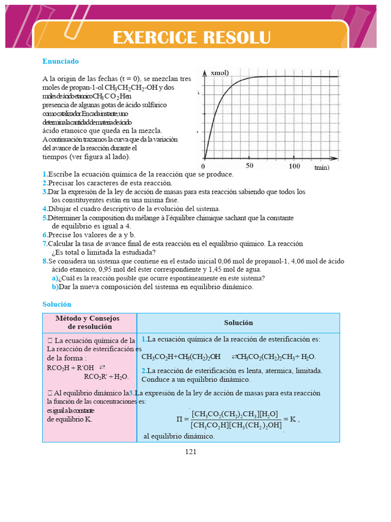 libro de química 4º sc_exp_121 | PDF | Equilibrio químico | Ecuaciones