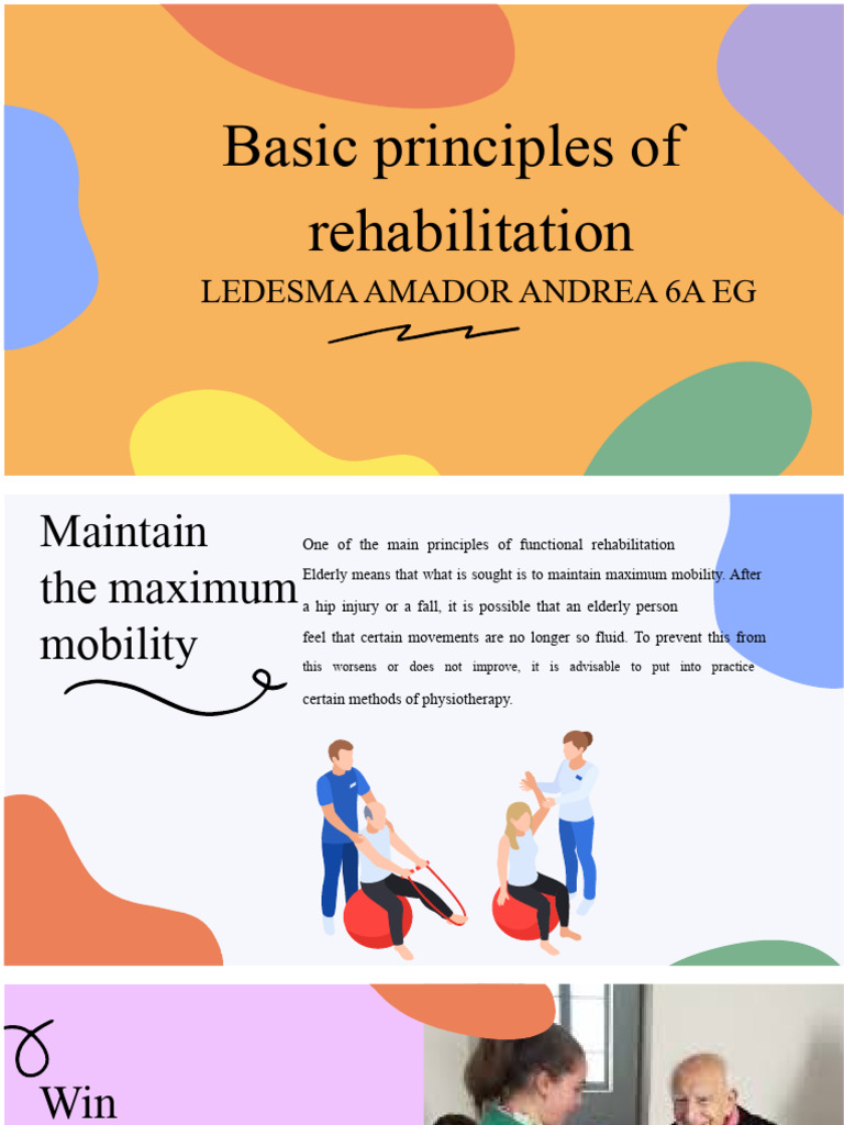 Essential Principles of Elderly Rehabilitation | PDF | Physical Therapy ...