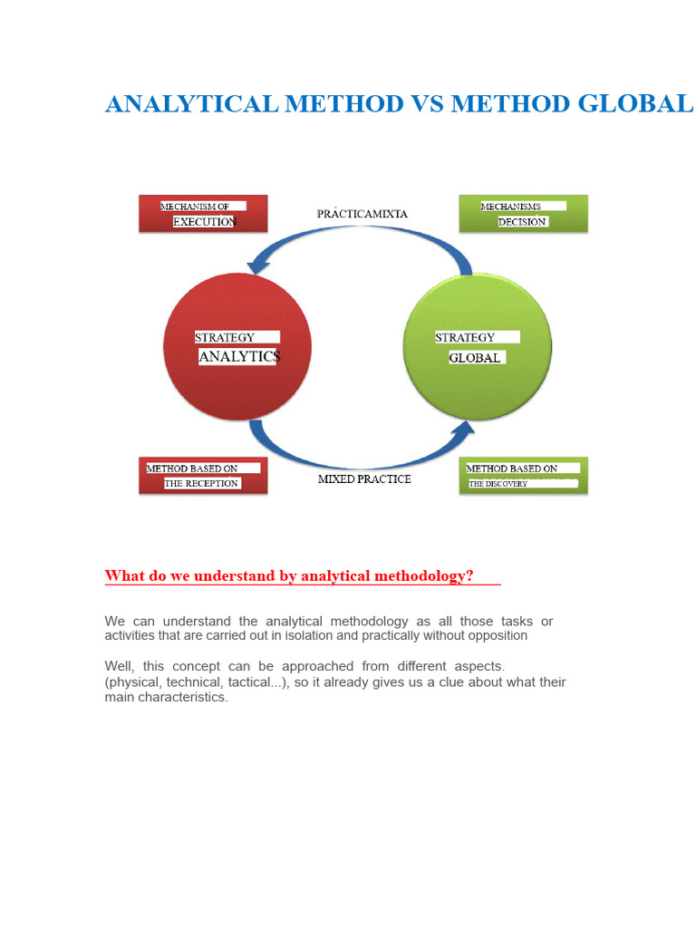 Analytical vs Global Training Methods | PDF | Methodology | Decision Making