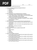 Brain Bee Study Questions | PDF | Stimulus (Physiology) | Neurotransmitter