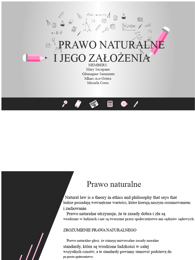 Grupa 2 (NATURALNE PRAWO I JEGO ZASADY) | PDF