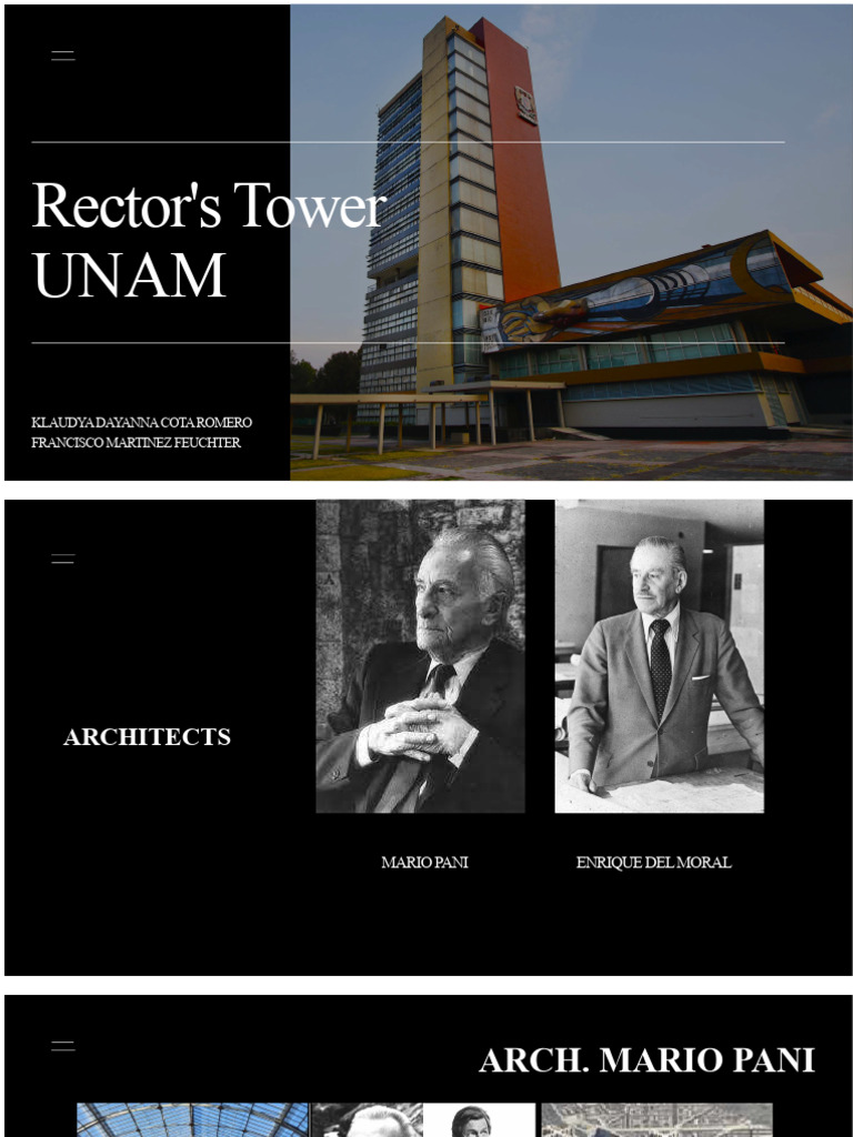 RECTOR'S TOWER UNAM - KLAUDYA COTA AND FRANCISCO FEUCHTER | PDF | Mexico