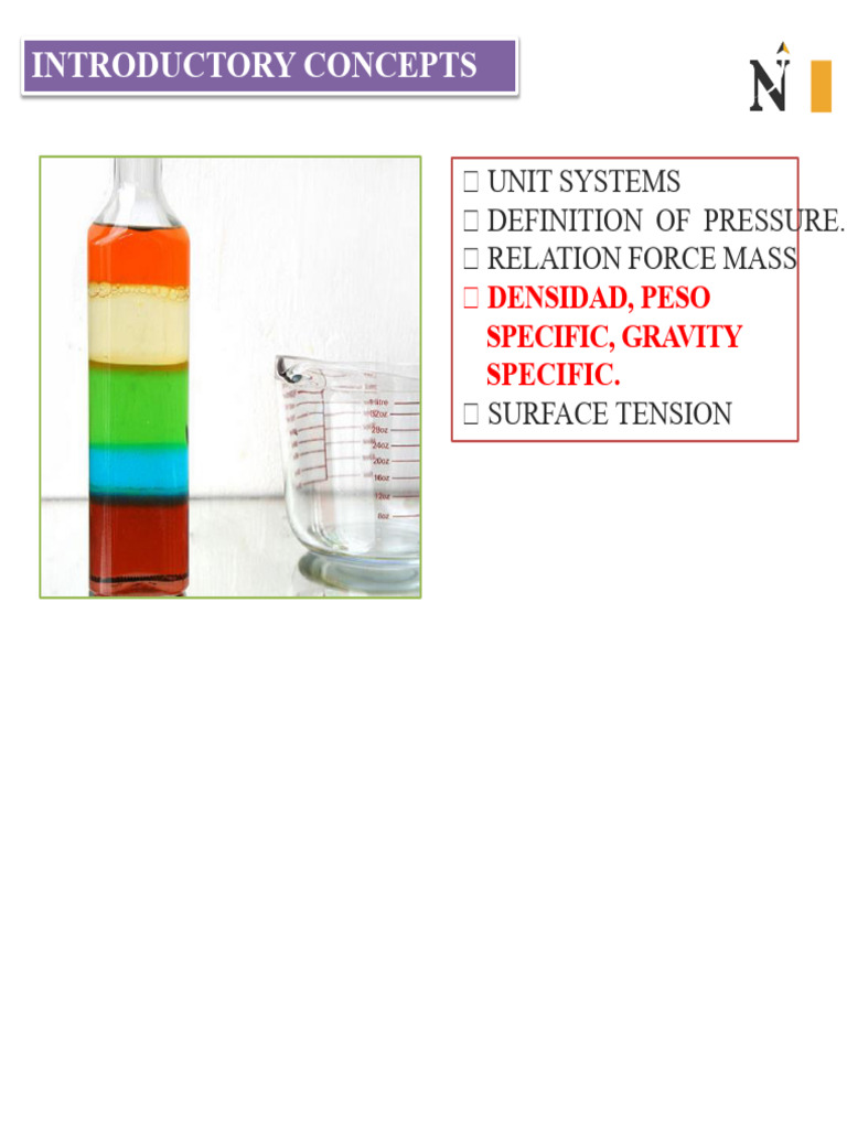 Fluid Properties: Density and Weight Calculations | PDF