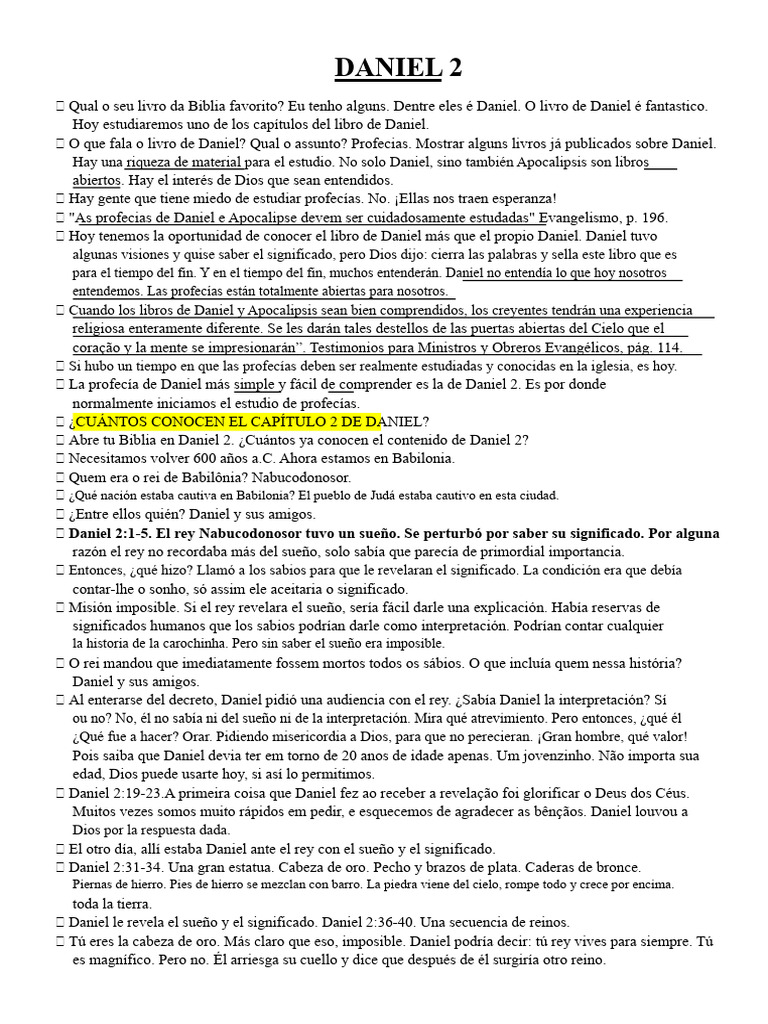 Sermón Daniel 2 | PDF | Ciro el Grande | Babilonia