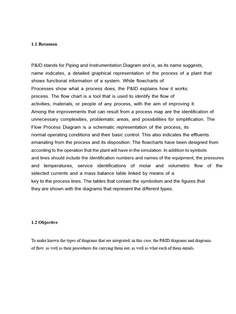 Piping and instrumentation diagram and process flow diagrams | PDF ...