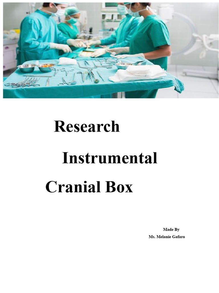 Instrumental of The Skull Box | PDF | Surgical Suture | Hemostasis