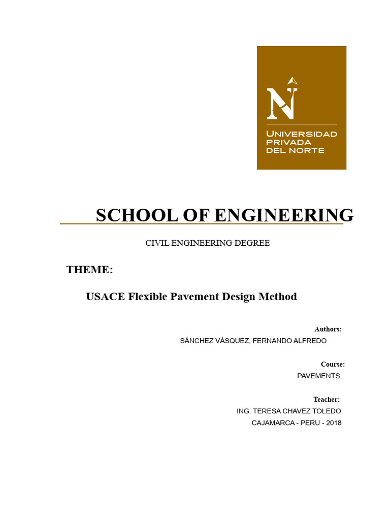 USACE Flexible Pavement Design Guide | PDF | Road Surface | Road