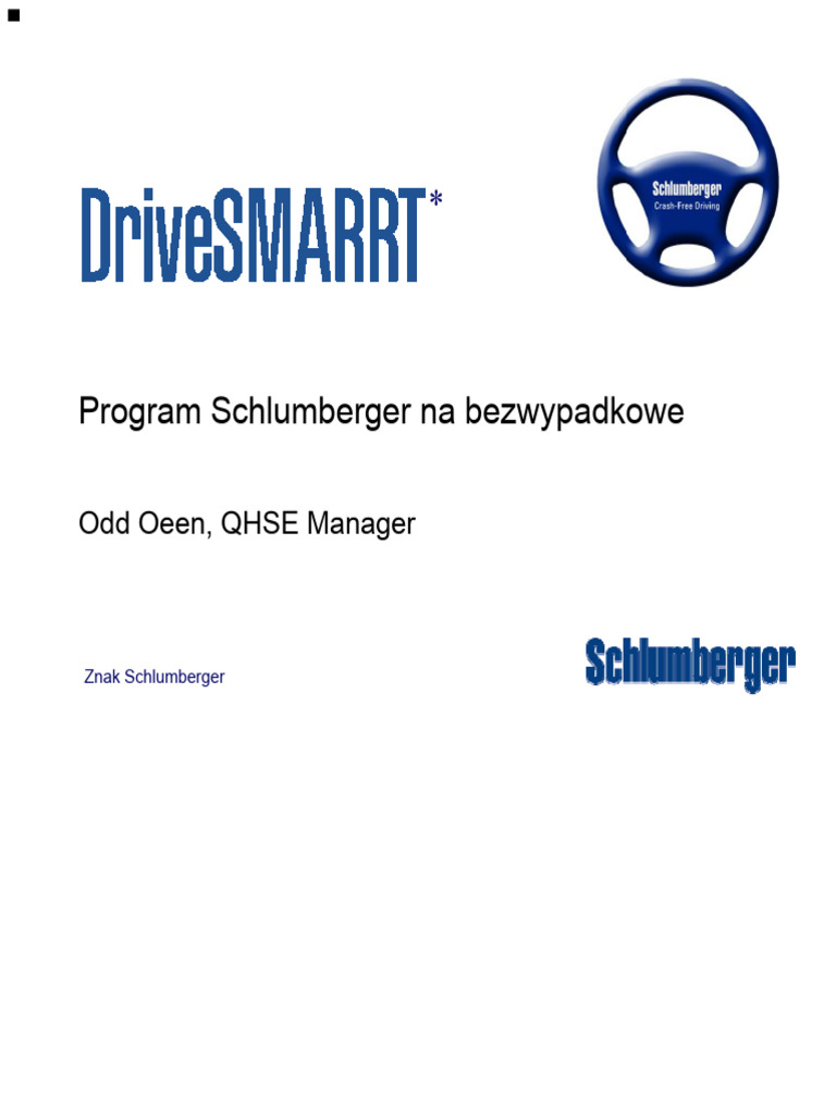 Schlumberger Bez Wypadków | PDF