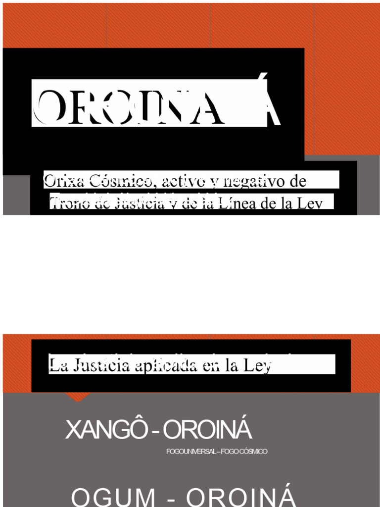 OROINÁ | PDF