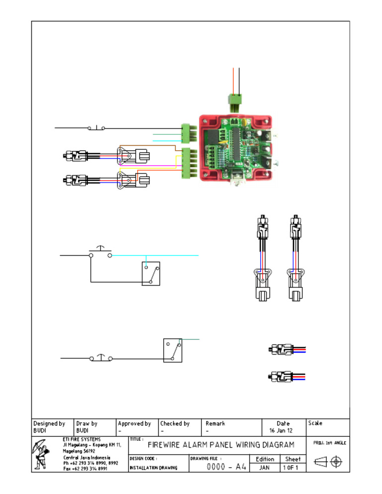 Wiring Diagram for Emergency Shutdown System | PDF | Electrical ...