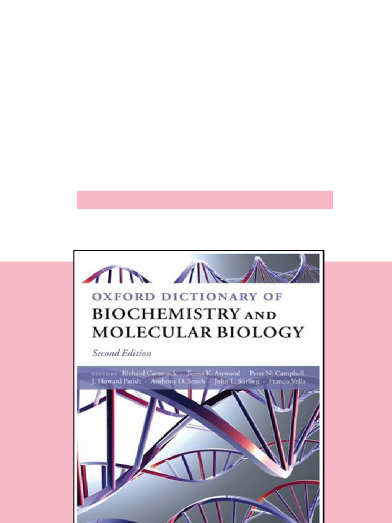 (Ebook) Oxford Dictionary of Biochemistry and Molecular Biology by ...