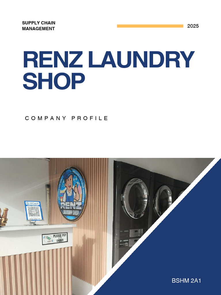 Renz Laundry Shop - PORTFOLIO | PDF | Supply Chain | Inventory