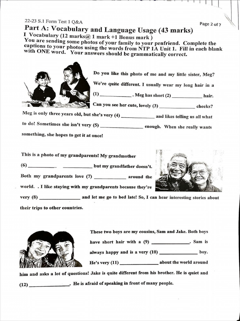 S1 English Paper 22-23 | PDF