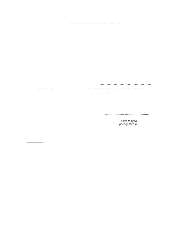 Form Pemberitahuan PHK 2 | PDF