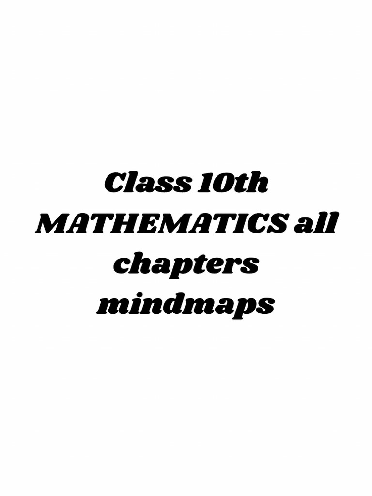Class 10 Maths | PDF