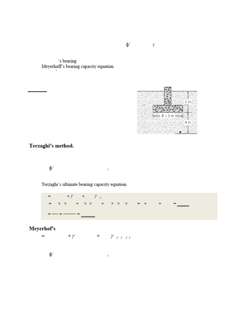 Bearing Capacity | PDF | Soil