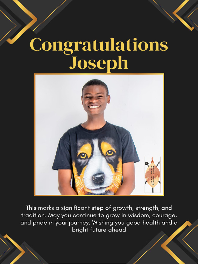 Black and Gold Minimalist Congratulations Poster - 20251219 - 094834 ...