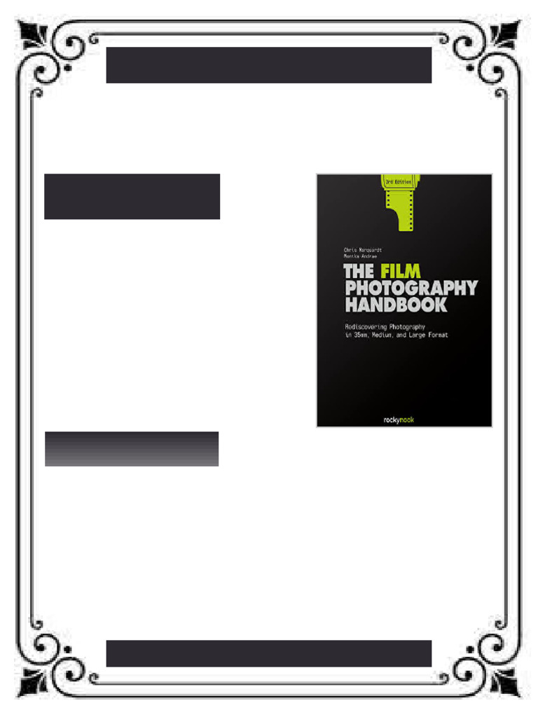 The Film Photography Handbook 3rd Edition Rediscovering Photography in ...