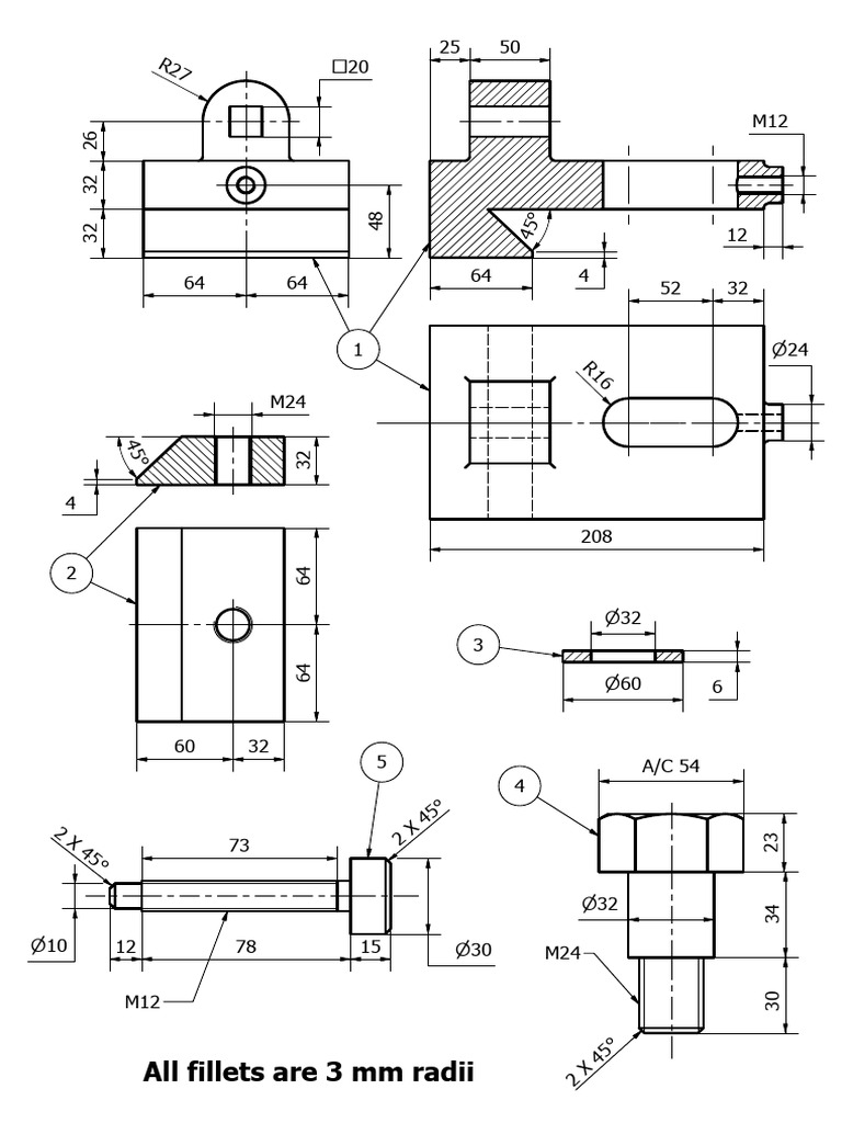 Specifications for Fillet Radii and Measurements | PDF