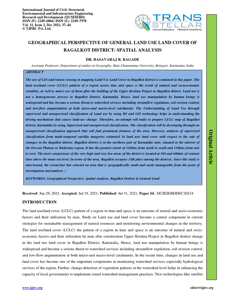 Geographical Perspective of General Land | PDF | Land Use | Geographic ...