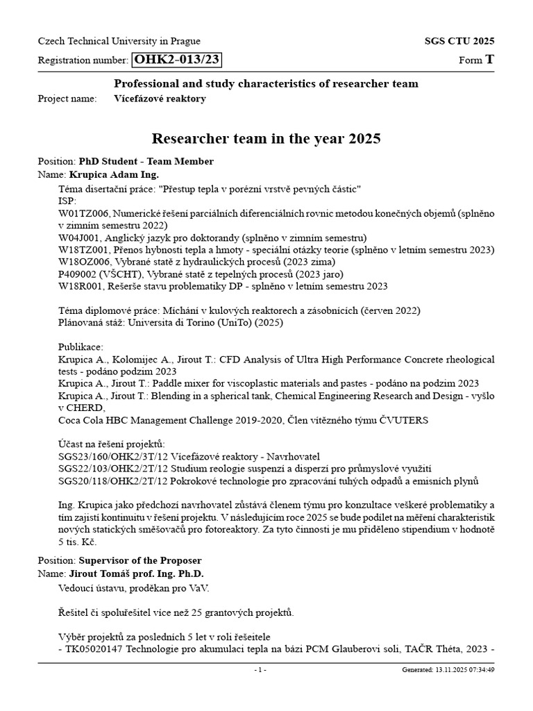 Form T | PDF