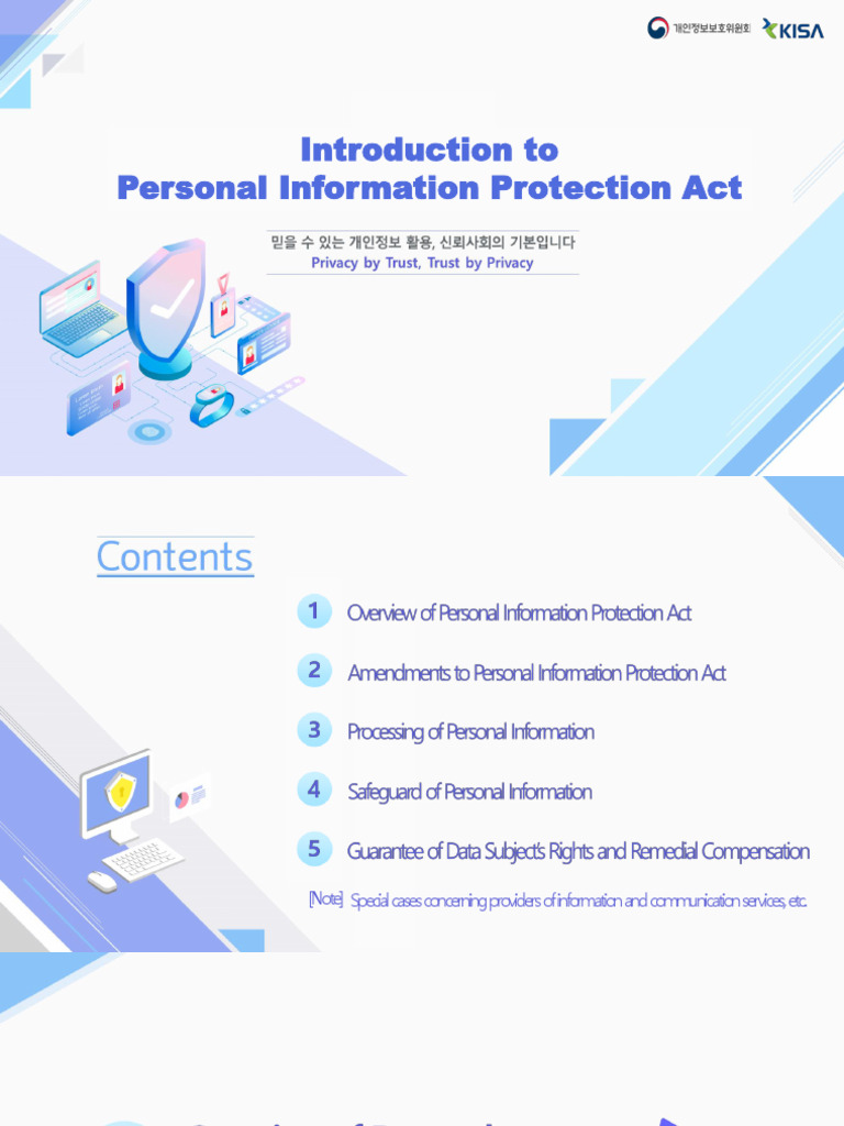 Introduction to Personal Information Protection Act | PDF | Information ...
