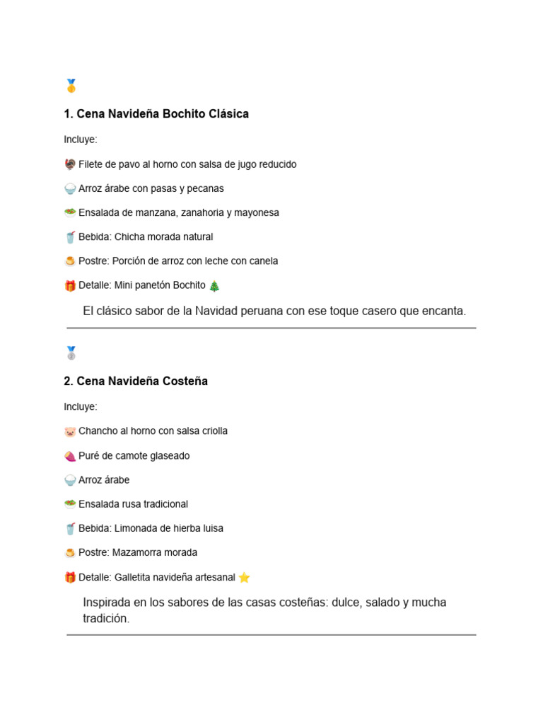 Platos Bochito | PDF