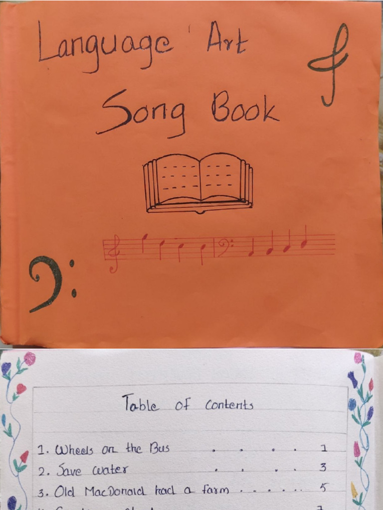 Language Song Book | PDF
