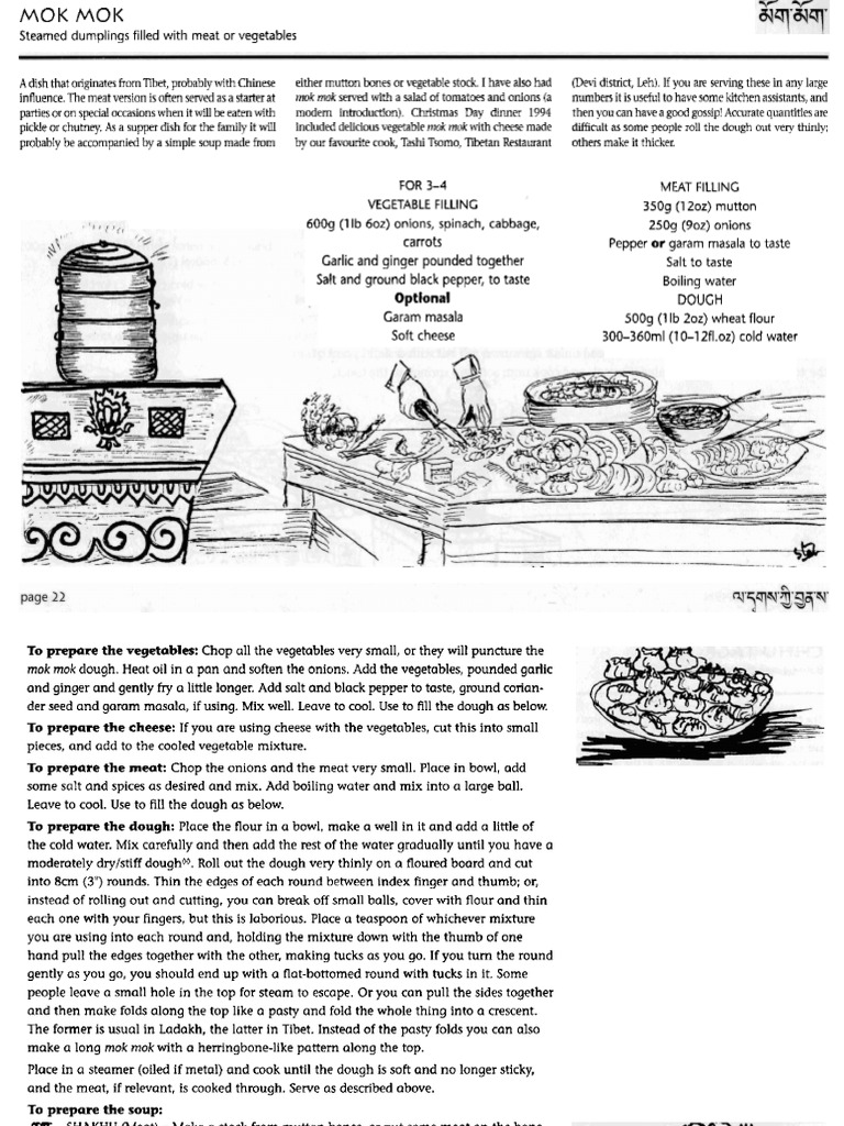 Mok Mok Recipe | PDF | Dumpling | Cooking