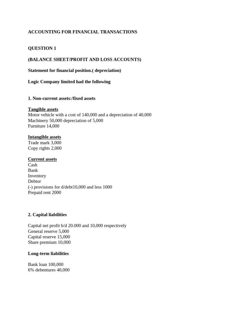 ACCOUNTING,PURCHASING AND CONTROL( ICM) | PDF | Book Value | Debits And ...