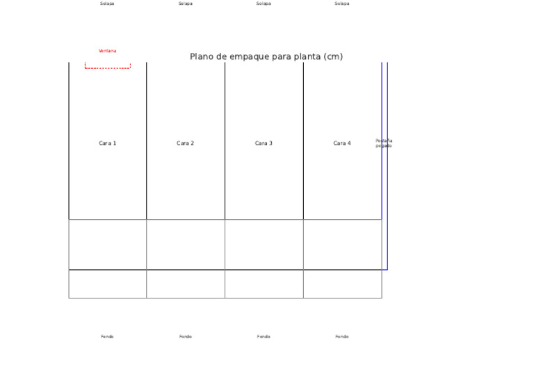 Plano de empaque para planta | PDF
