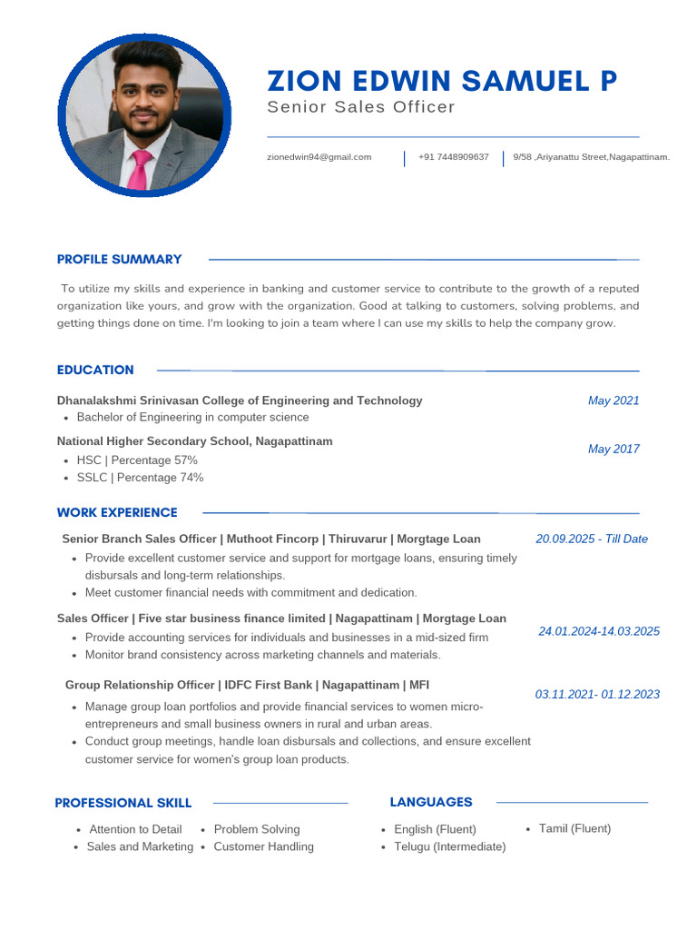 Zion Edwin Resume Dec 2025 | PDF
