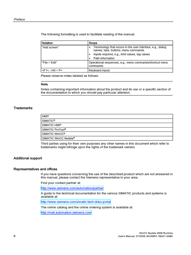 WinCC Flexible 2008 User Manual | PDF
