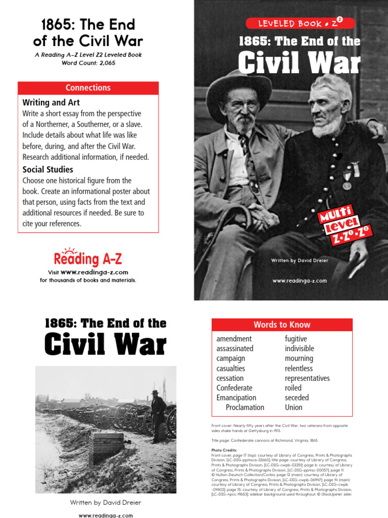 Raz Lz201 1865endofcivilwar Clr | PDF | American Civil War ...