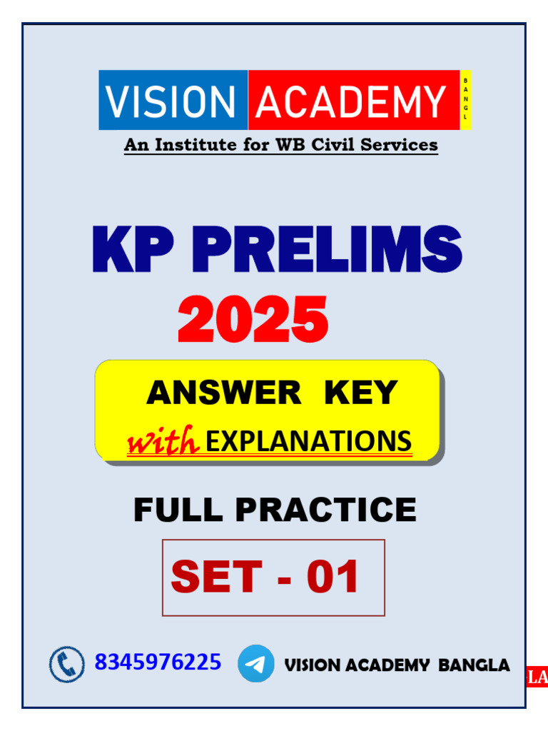 ANS - KP FULL MOCK - 01 | PDF