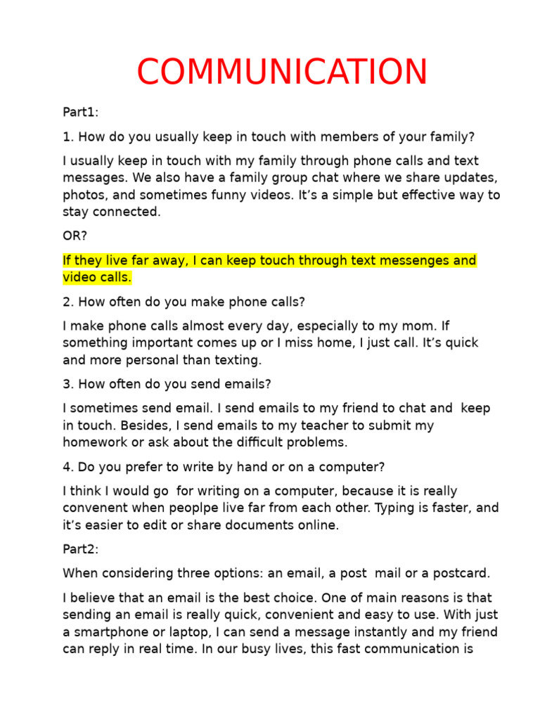 Effective Family Communication Methods | PDF