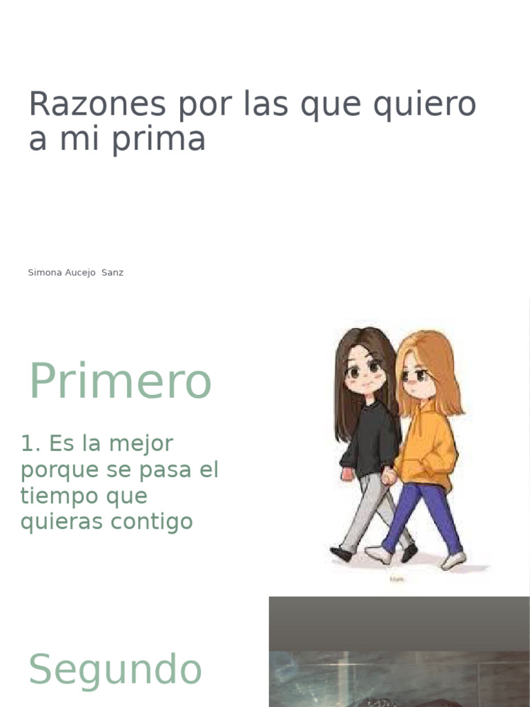 Te Amo Prima | PDF
