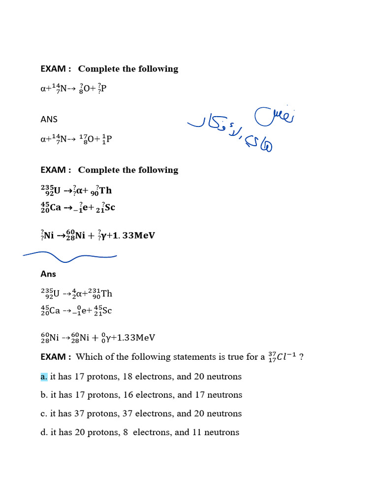 Radioactive Decay and Half-Life Calculations | PDF | Radioactive Tracer ...