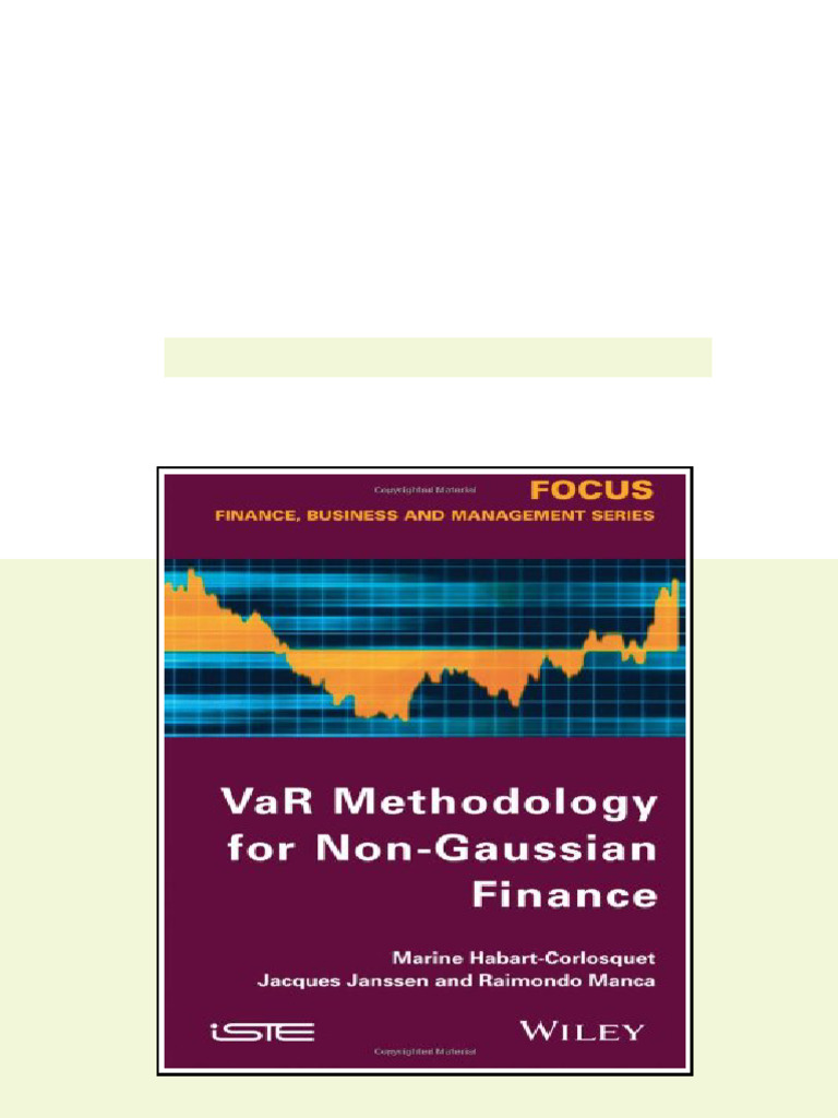 (Ebook) VaR Methodology for Non-Gaussian Finance by Marine Habart ...