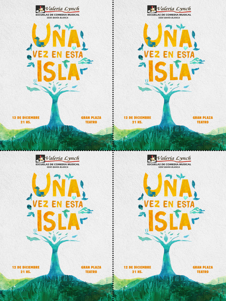 Una Vez en Esta Isla - Programitas | PDF